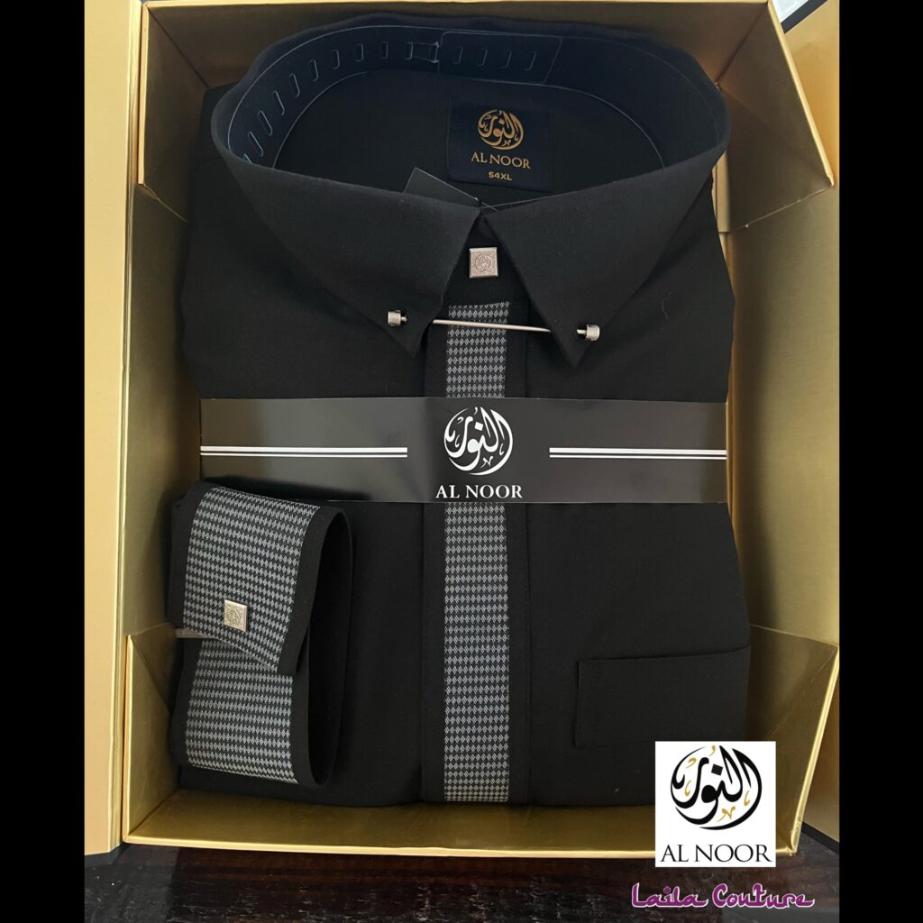 SALE…Al Noor Nikkah collection with collar bar – Laila Couture